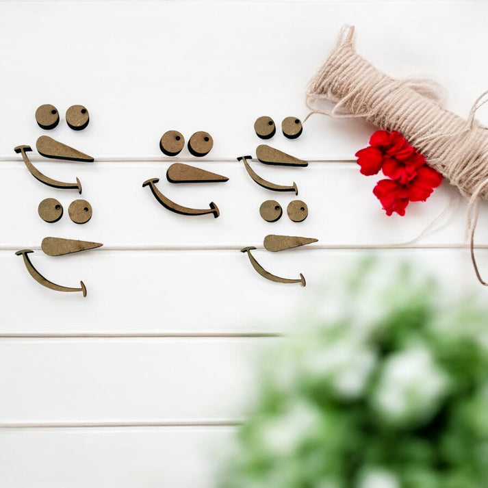 Small Snowman Face Kit – Grace and Tattered Lace