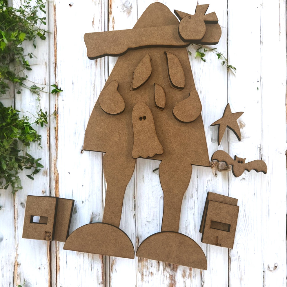 Wonky Triangle Pumpkin Character A #299 – Grace and Tattered Lace